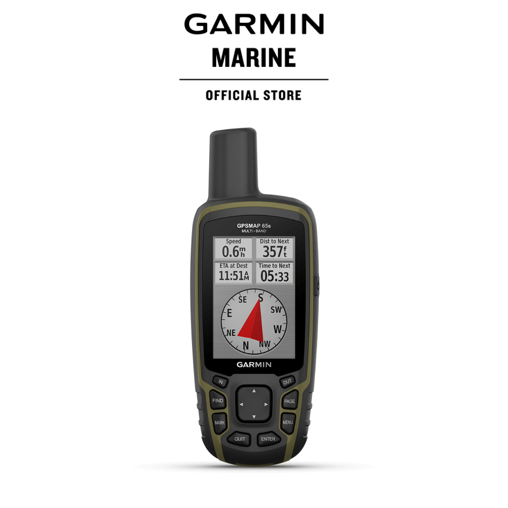 Garmin Gpsmap 65s | Outdoor Handheld with Multi-Band GPS,Map & ABC ...