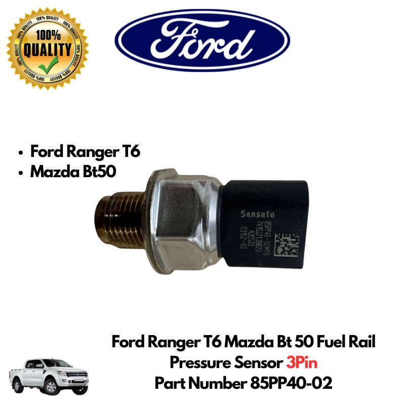 Ford Ranger T6 Mazda Bt 50 Fuel Rail Pressure Sensor 3Pin 85PP40-02 ...