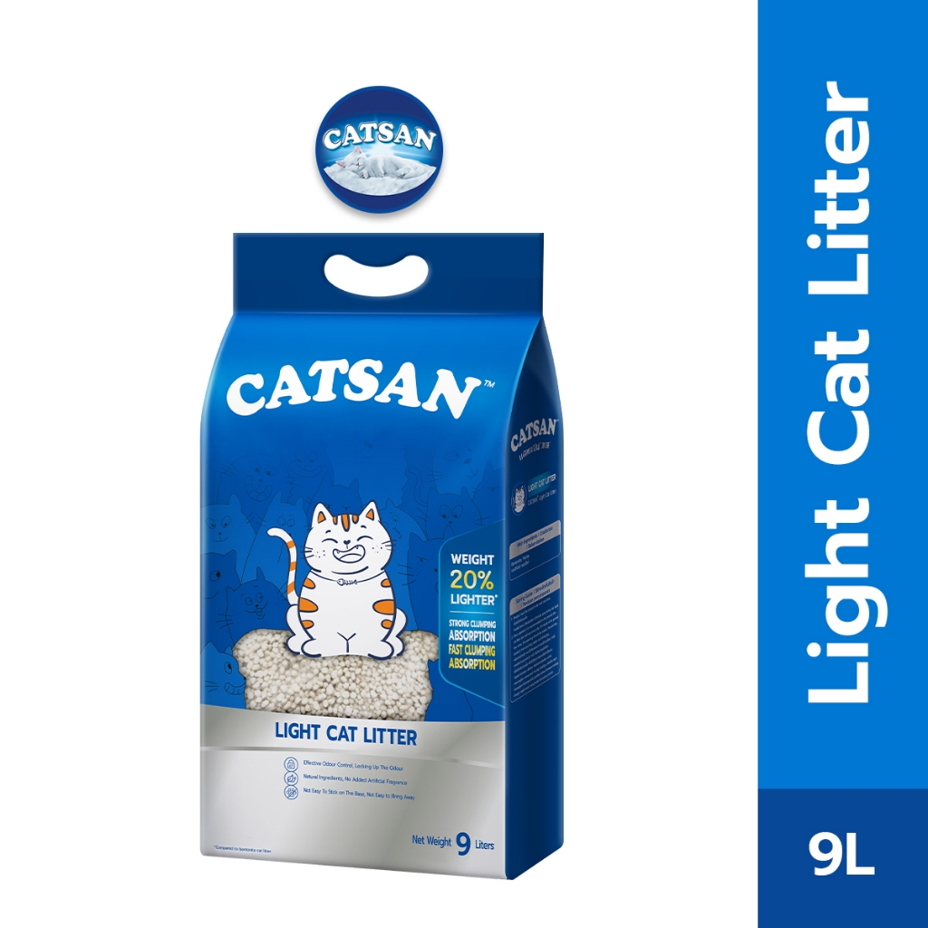 CATSAN Light Cat Litter Sand for All Ages 9L | Shopee Malaysia