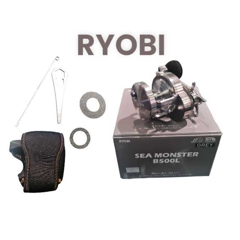 RYOBI SEA MONSTER B500L JIGGING FISHING REEL | Shopee Malaysia
