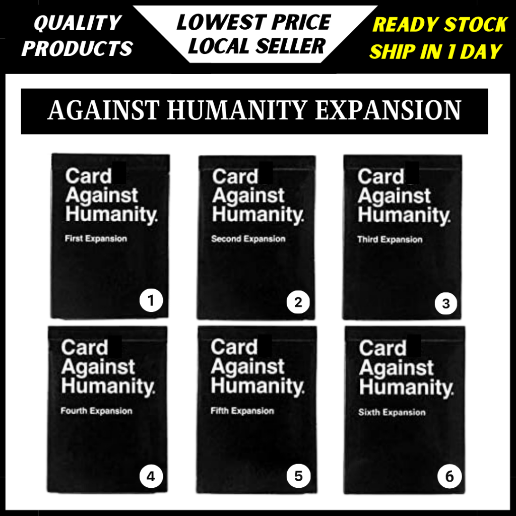 Cards Against Humanity Expansion Pack First Second Third Fourth Fifth ...