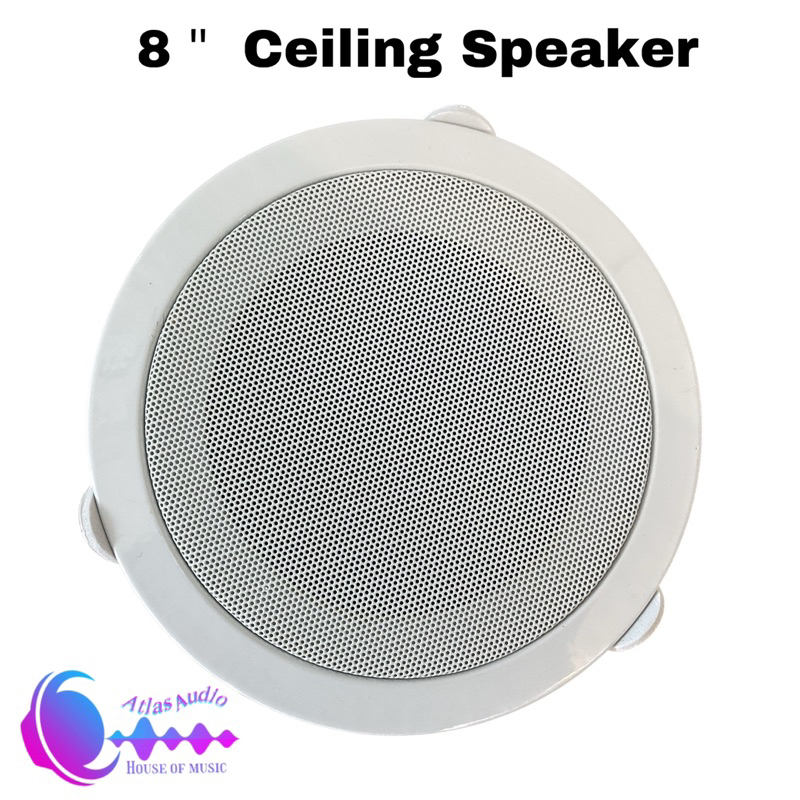 [1 Unit] 8” Ceiling Speaker / Public Address Ceiling Speaker | Shopee ...