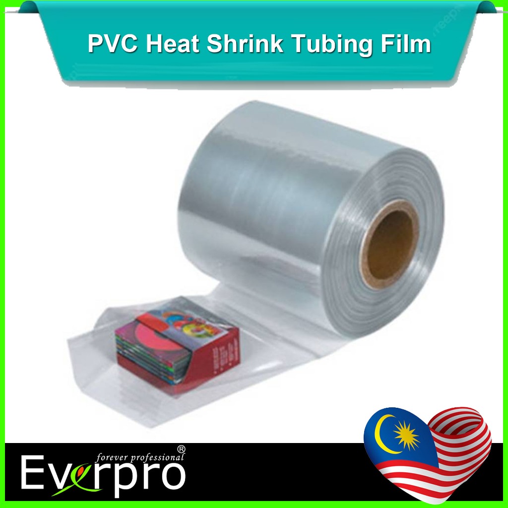 PVC Heat Shrink Wrap Tubing Shrinkable Film Transparent Sealing Film ...