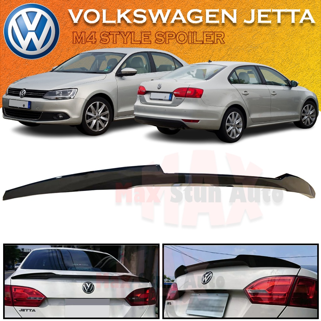 VOLKSWAGEN JETTA MK6 2012-2018 M4 STYLE REAR ROOF SPOILER LIP WITH ...