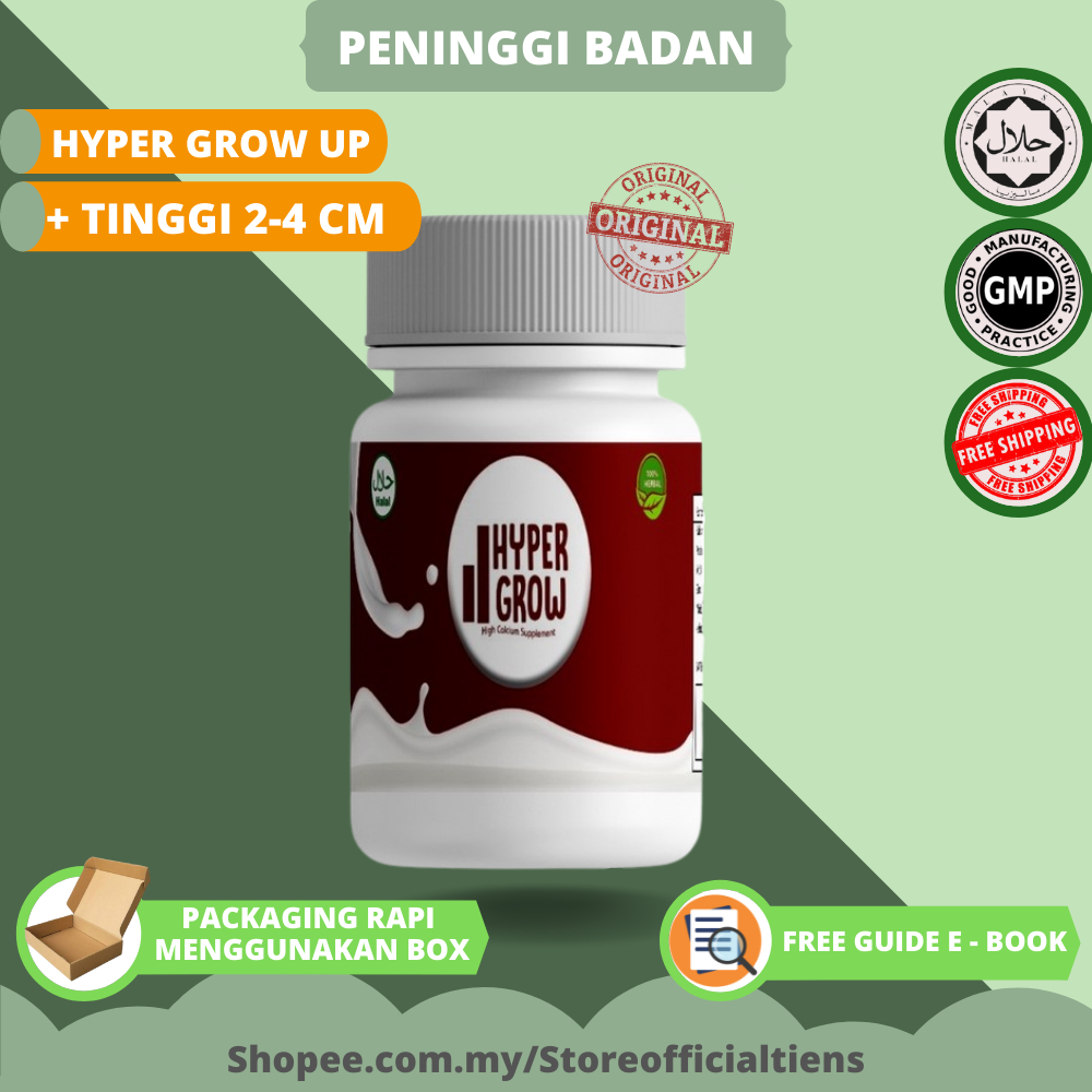Height Up Booster Hyper Grow Supplement Tambah Ketinggian Badan Booster ...