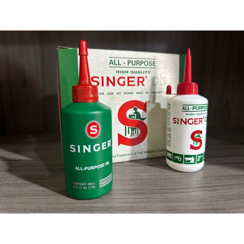 1 BOX -ALL-PURPOSE SINGER OIL 80ML 100% ORIGINAL / MINYAK MESIN JAHIT ...