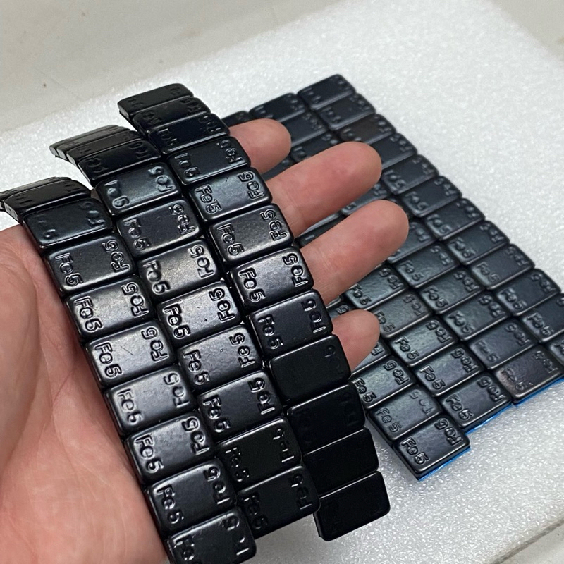 [BLACK] Heavy Duty (100 Strips) Balancing FE Adhesive Wheel Weight ...