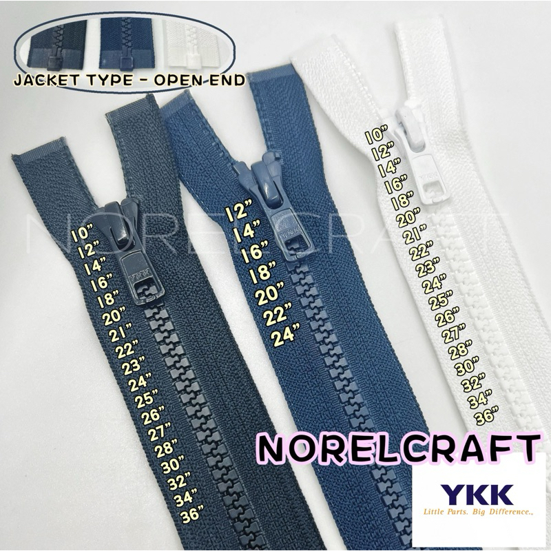 10" - 36" YKK JACKET ZIP VSO-56/ JACKET ZIP /YKK JAKET ZIP GIGI KASAR ...