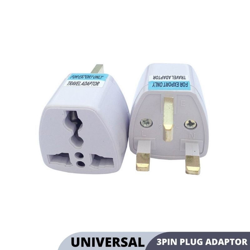 3 Pin Universal Adapter Plug Head UK 3 Pin Malaysia China Plug Socket ...