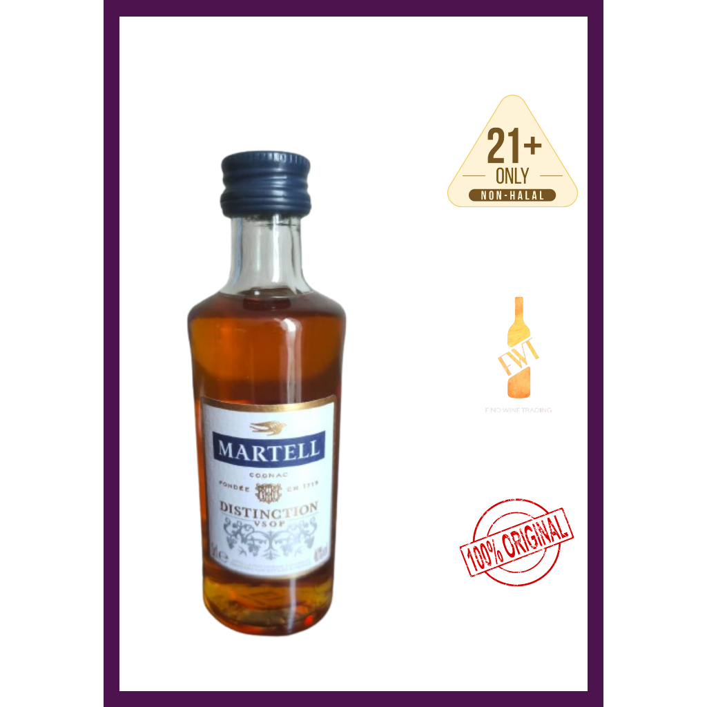 MARTELL DISTINCTION VSOP COGNAC 50ML 40ABV | Shopee Malaysia