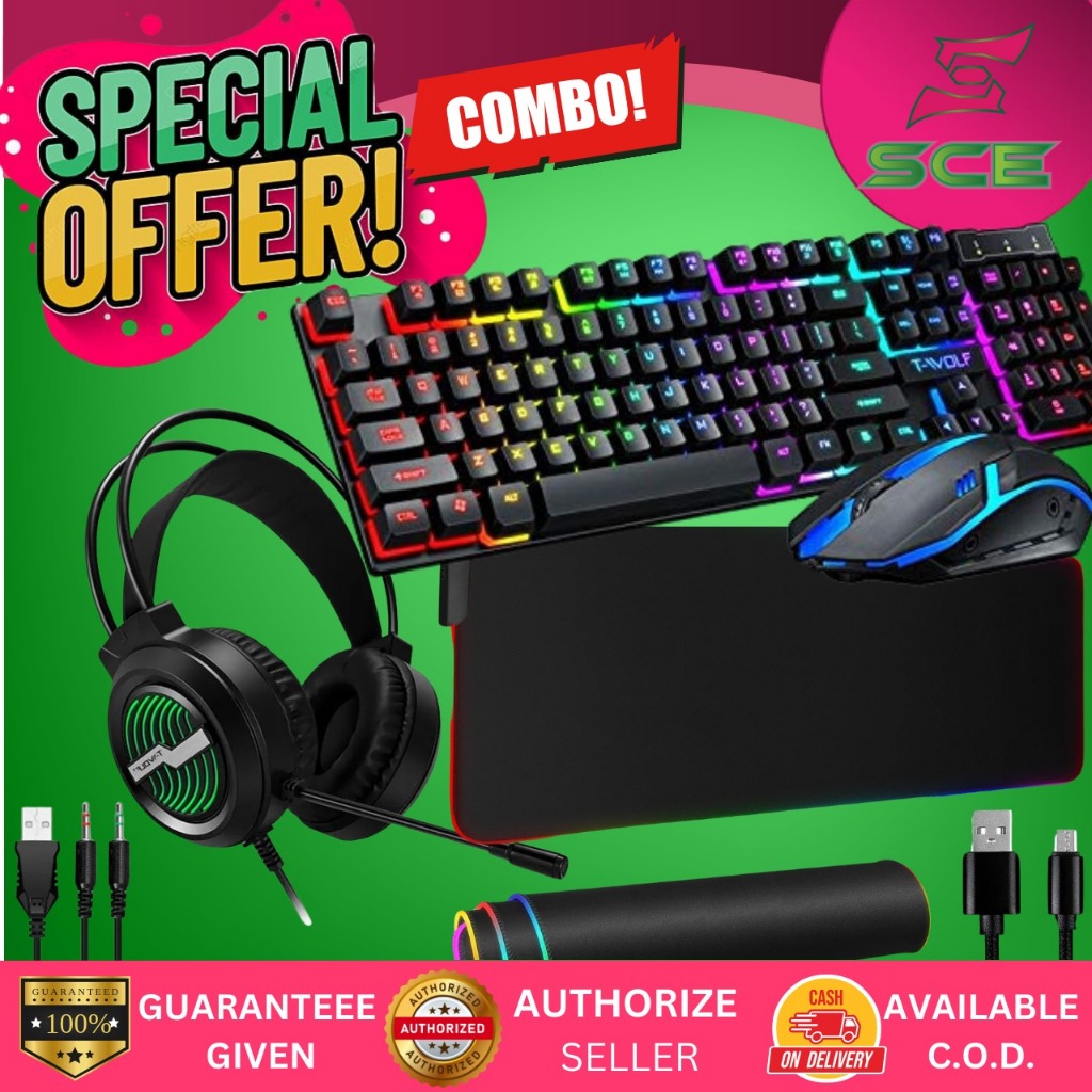 SCE GAMING SET BUY 1 FREE 3 FOR GAMING PURPOSE STUDENT EQUIPMENT GAMING ...