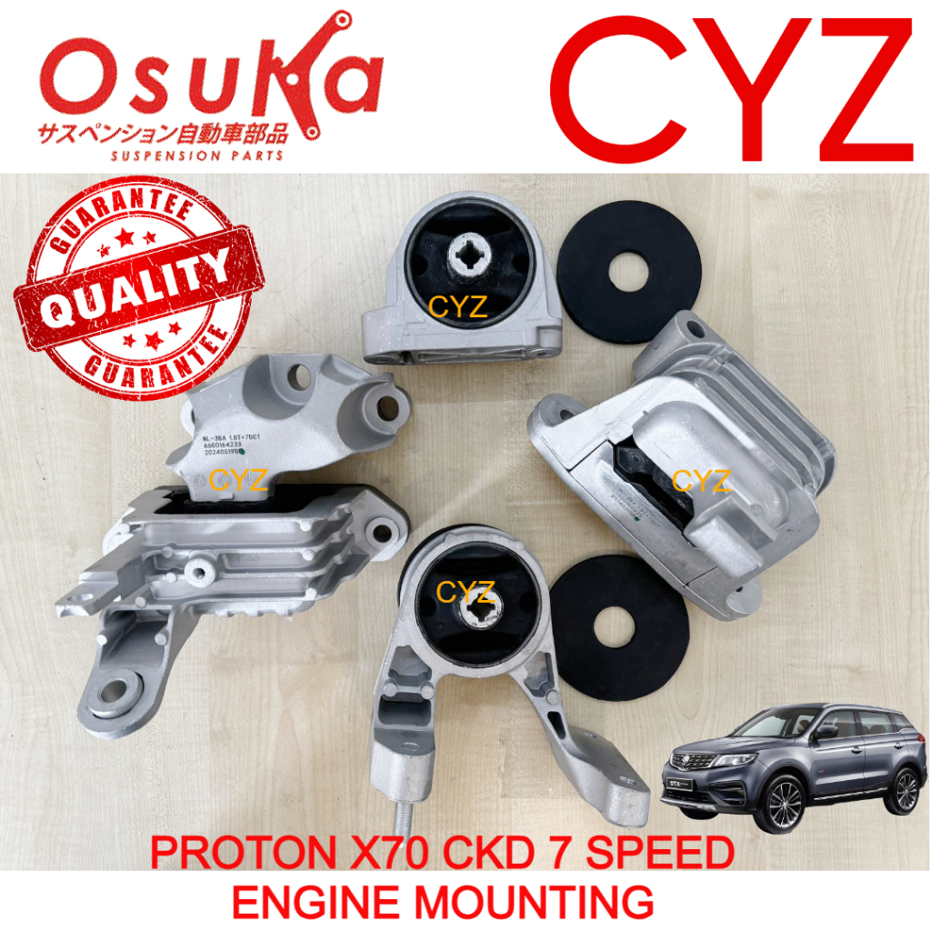 Engine Mounting Set PROTON X70 CBU CKD, 6 SPEED 7 SPEED (1 YEAR ...
