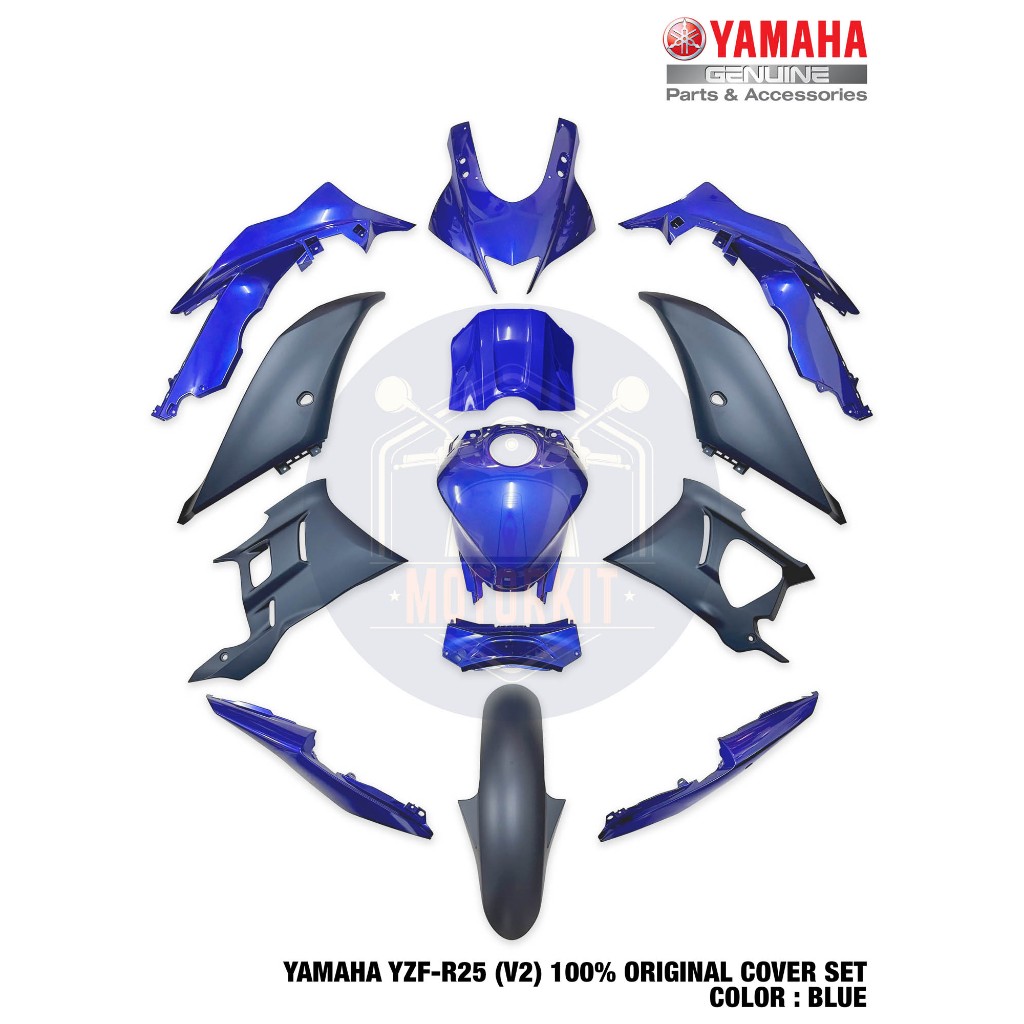 YAMAHA YZF-R25 V2 R3 R25 YZFR25 100% ORIGINAL BODY COVER SET FULL ...