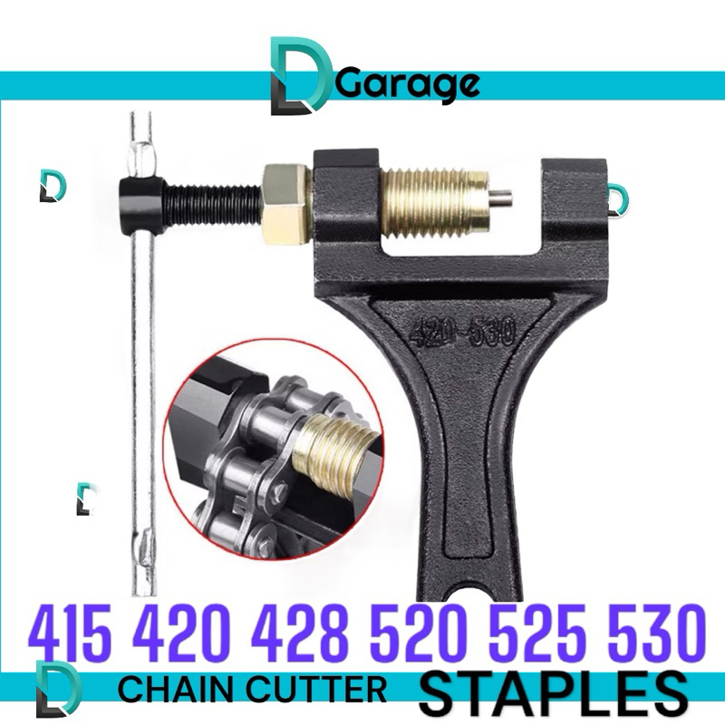 Motorcycle Heavy Duty Chain Cutter 415 420 428 520 525 530 Gold Black ...