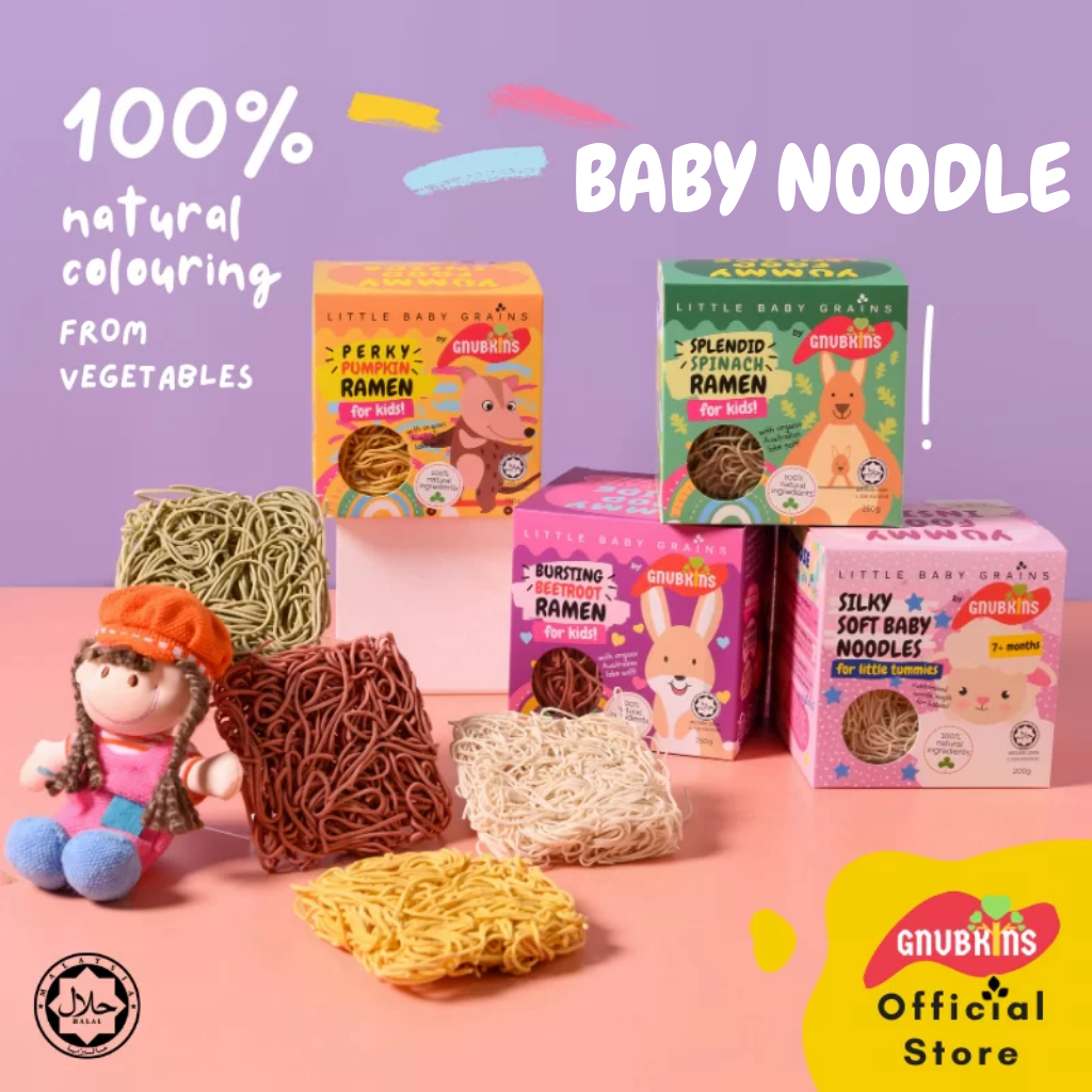 Little Baby Grains Natural Silky Soft Baby Noodles / Ramen for Kids ...