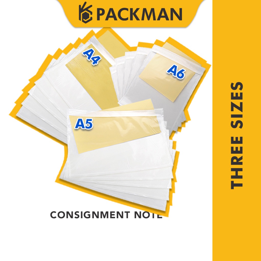 Consignment Note Pocket100pcs Courier Pocket Flyer Pocket Address ...
