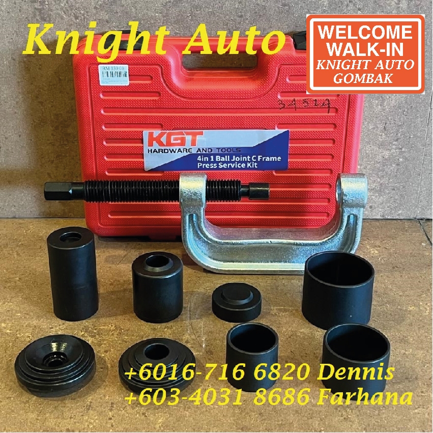 KGT Ball Joint Press Set Ball Joint Tool 2WD & 4WD ID34524 ID35423 ...