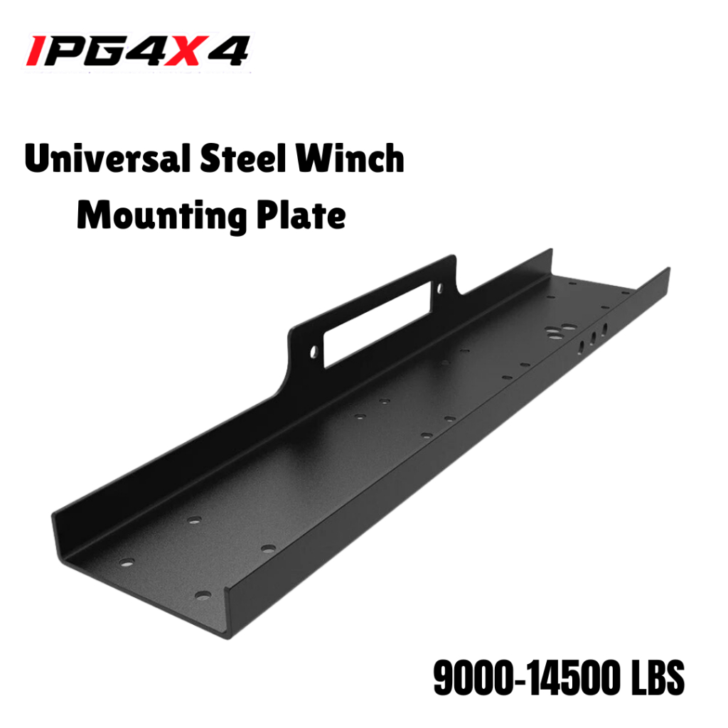 Universal Steel Winch Mounting Plate For 9000lbs-14500lbs Winch ...