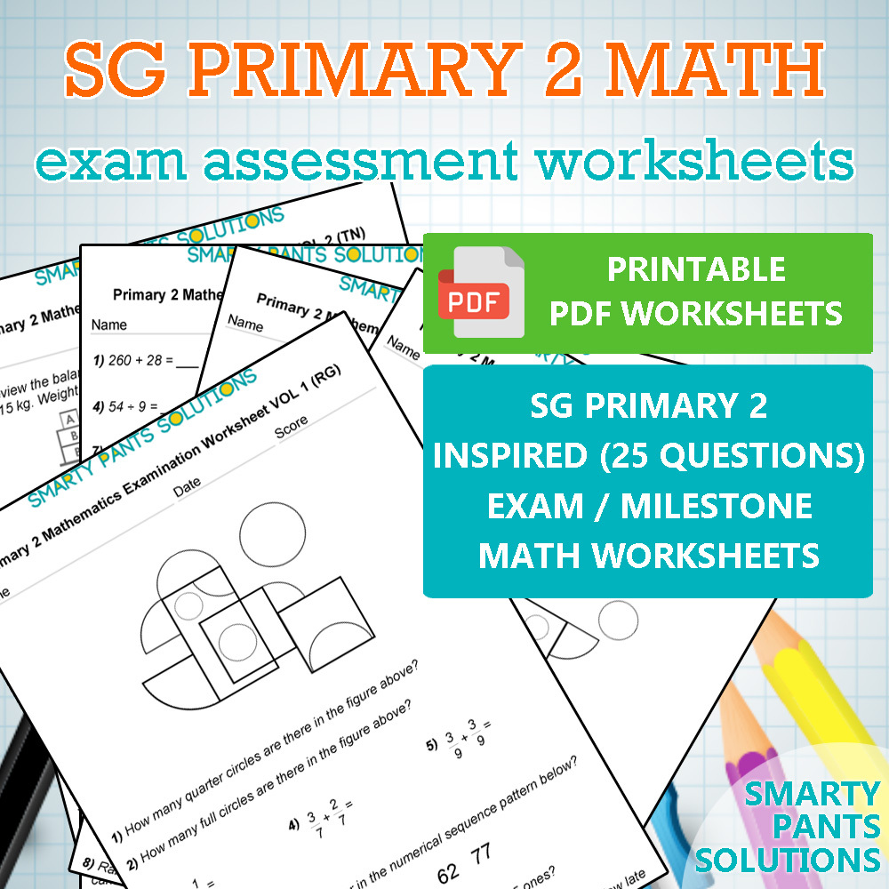 🏅 Singapore Primary 2 School Mock Exam Assessment SG Worksheet Quiz ...