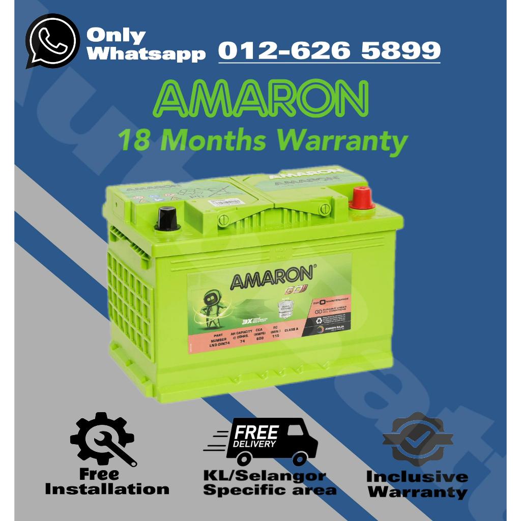 [Installation Provided ] DIN74 | LN3 ] Amaron GO Car Battery X70 / BMW ...
