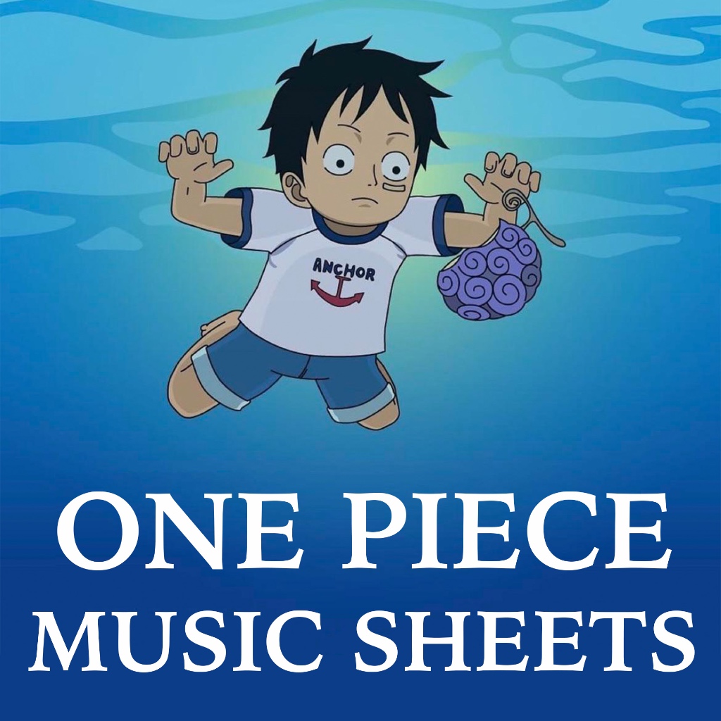 One Piece Piano Music Sheets | One Piece Piano Scores | One Piece Piano ...