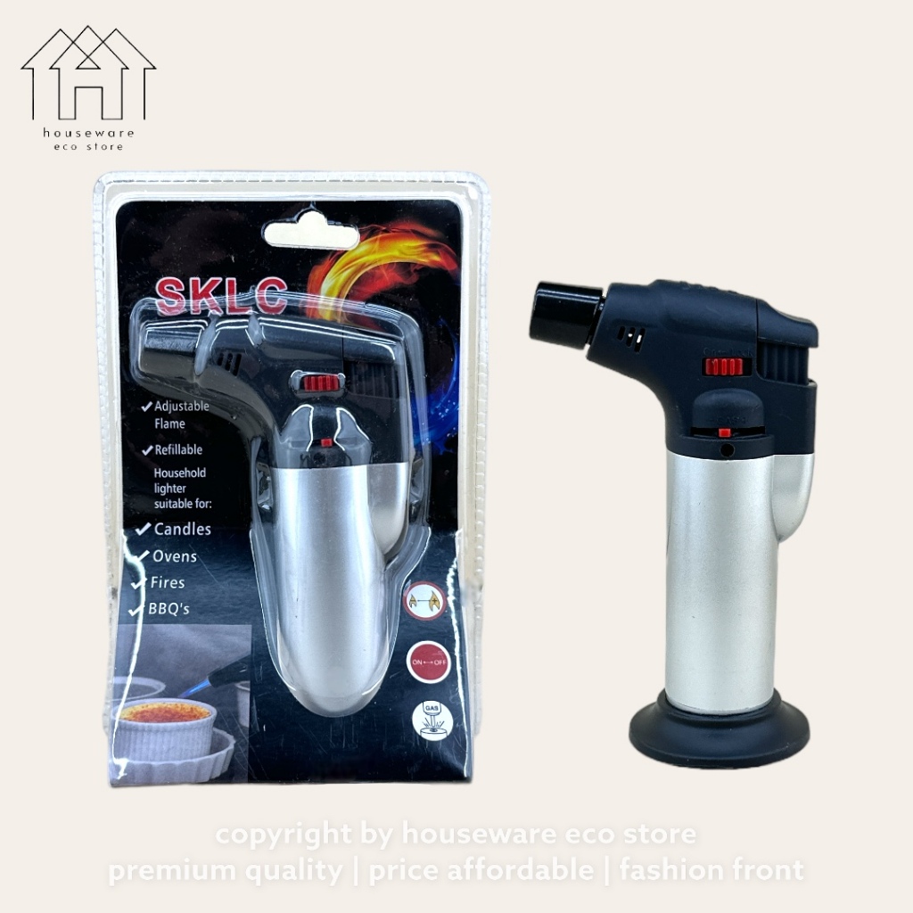 Windproof Jet Flame Lighter | Refillable Torch Jet Turbo Gas Lighter ...