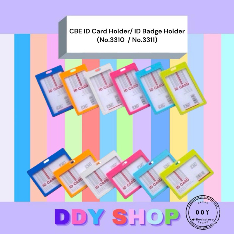 CBE ID Card Holder/ ID Badge Holder (No.3310 / No.3311) | Shopee Malaysia
