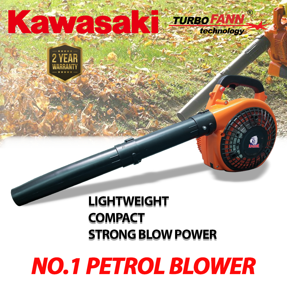 KAWASAKI/BRAVADO Portable One Hand Engine Leaf Blower Petrol Hand Air Blower Powerful Wind Sapu ...