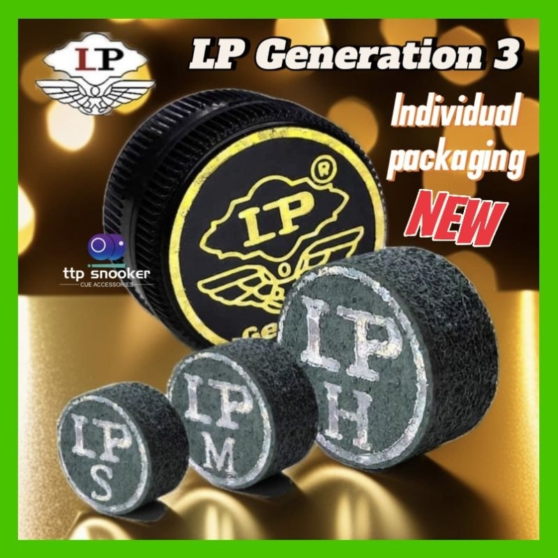 LP Generation 3 snooker cue tip individual packiging anti ...