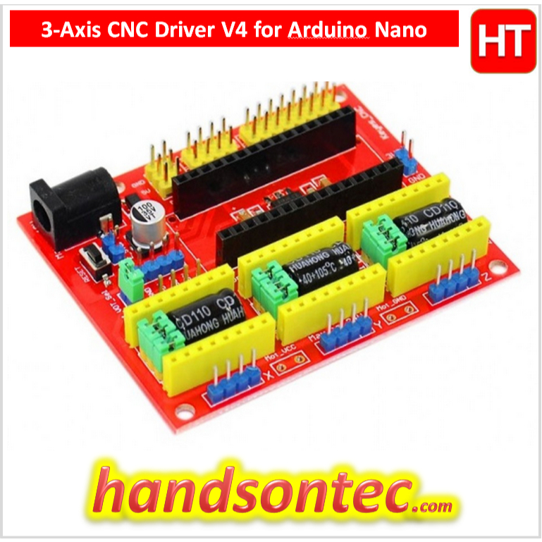 3-Axis CNC Driver V4 for Arduino Nano | Shopee Malaysia