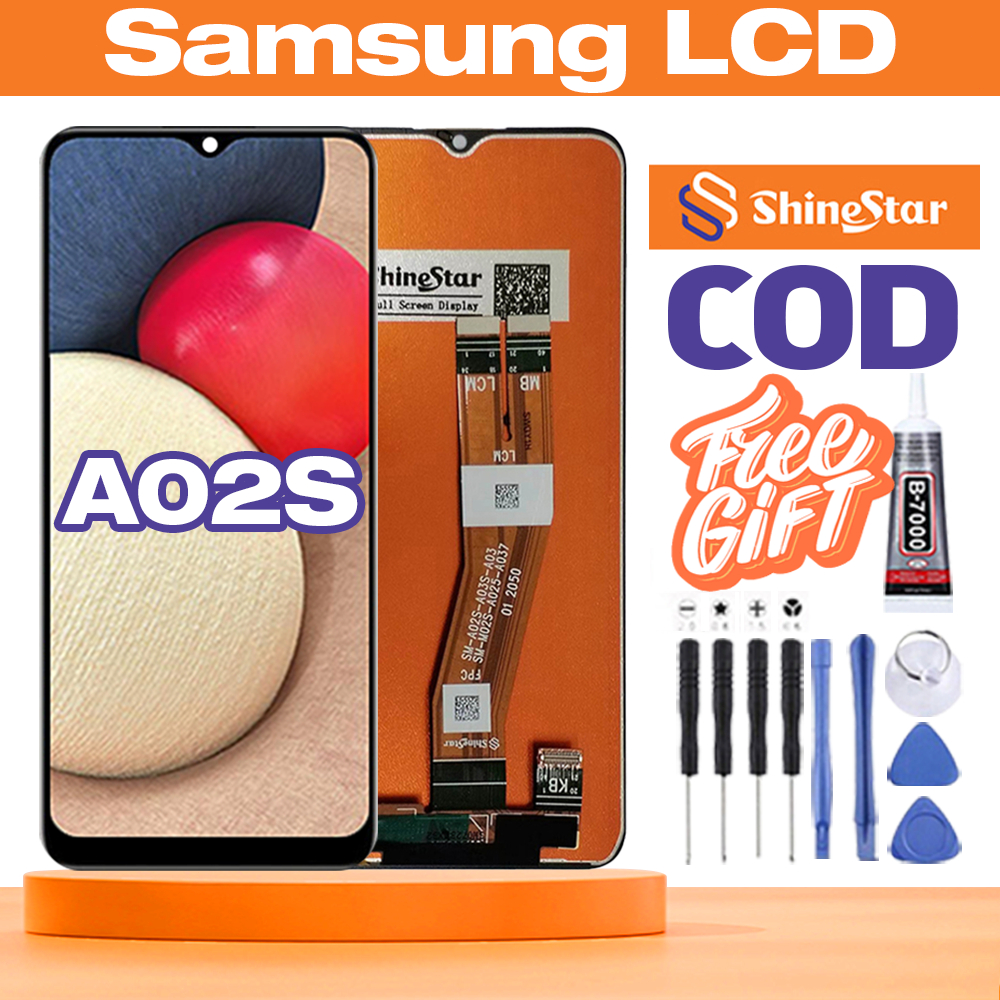 ShineStar ORIGINAL LCD Display for Samsung A02S Glass Touch Screen ...