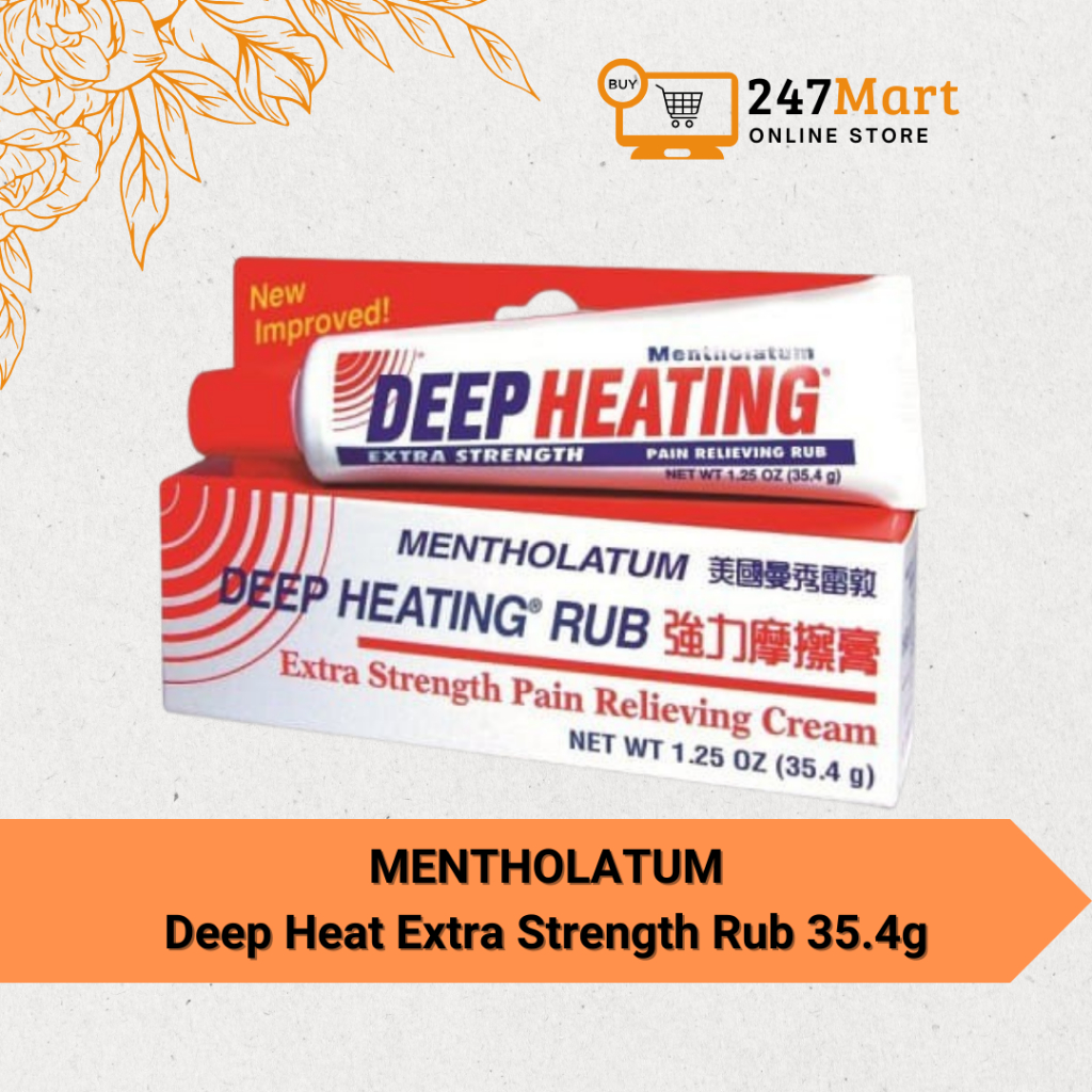 MENTHOLATUM Deep Heat Extra Strength Rub 35.4g | Shopee Malaysia
