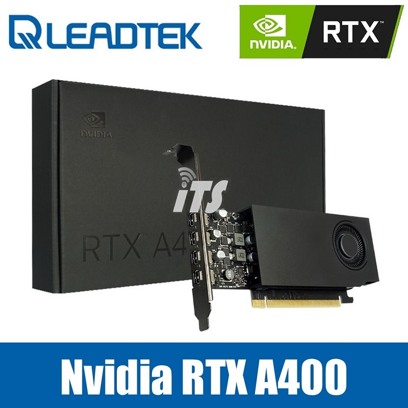 Leadtek Quadro Nvidia T400 / RTX A400 4GB GDDR6 64Bit Graphics Card ...