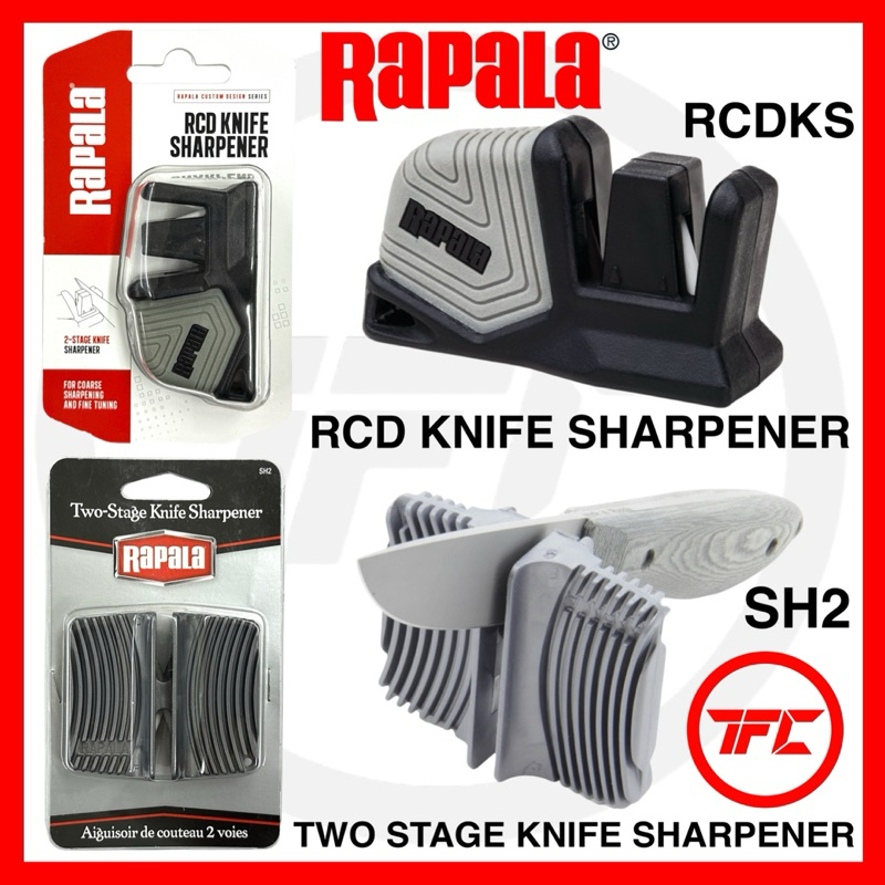 RAPALA RCD & Two Stage Knife Sharpener RCDKS SH2 Fine & Coarse Grade ...