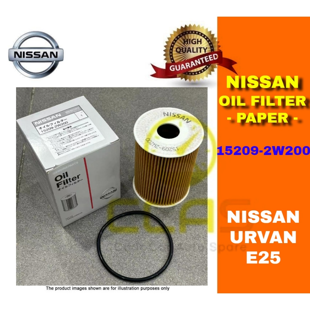 15209-2W200 OIL FILTER NISSAN URVAN E25 MINYAK LAPIS | Shopee Malaysia