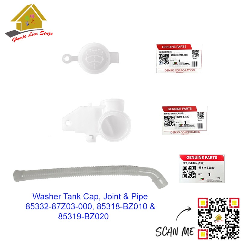 Original Perodua Viva Washer/Wiper Tank Cap/Joint/Pipe/Viva Water Tank ...