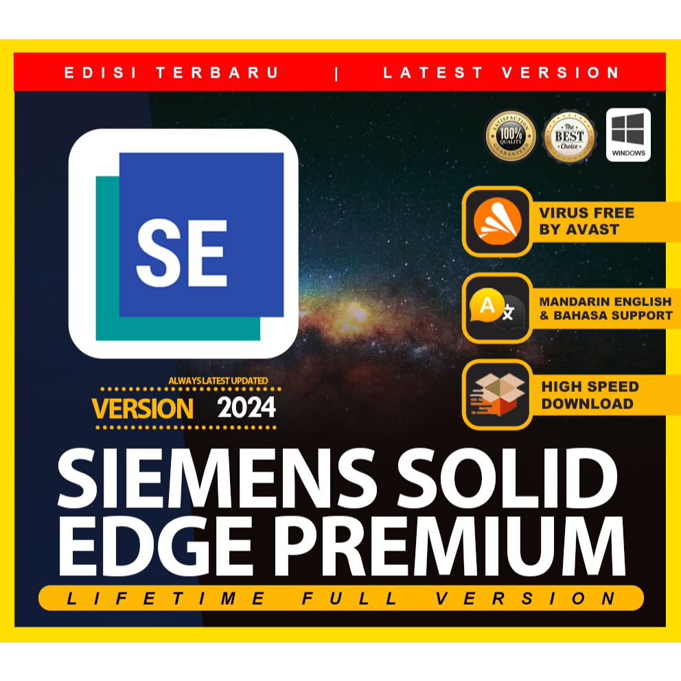 💻 Siemens Solid Edge 2024.231 💻 Windows | Full Version | Lifetime License | Updated 2024 ...