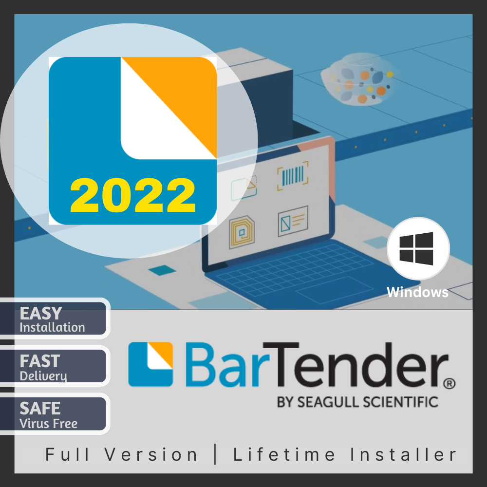 Seagull BarTender Pro 2022 |Windows | Full Version | Lifetime License ...