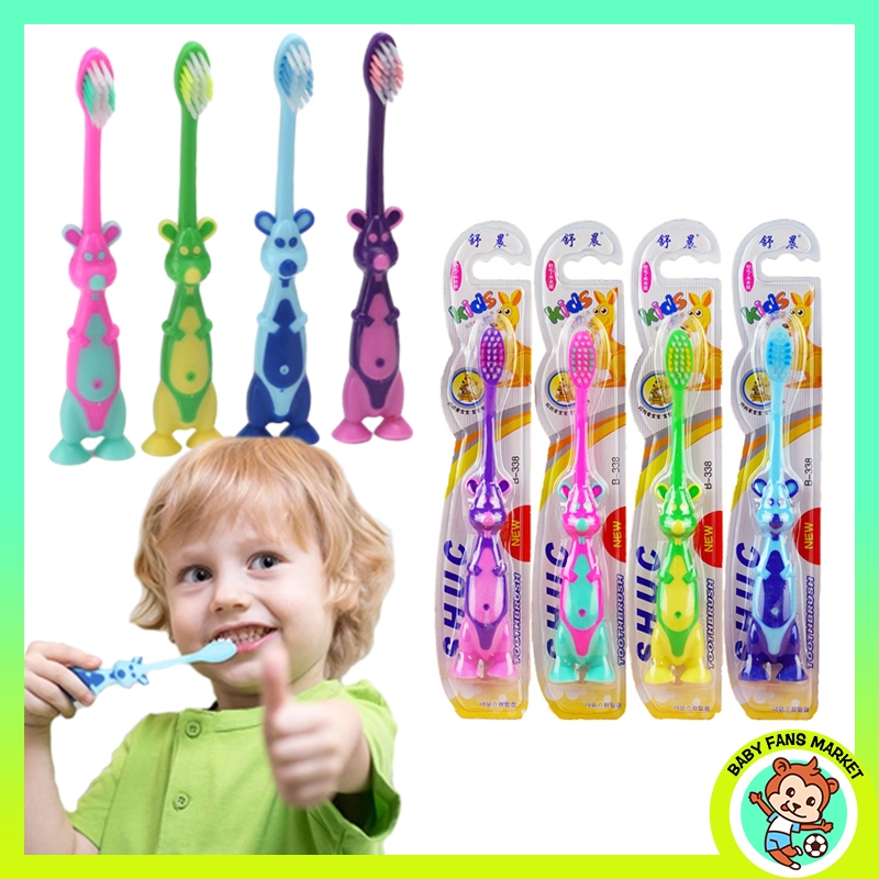 【Ready Stock】1Pc Kids Toothbrush Cute Cartoon Soft Hair Baby Toothbrush ...