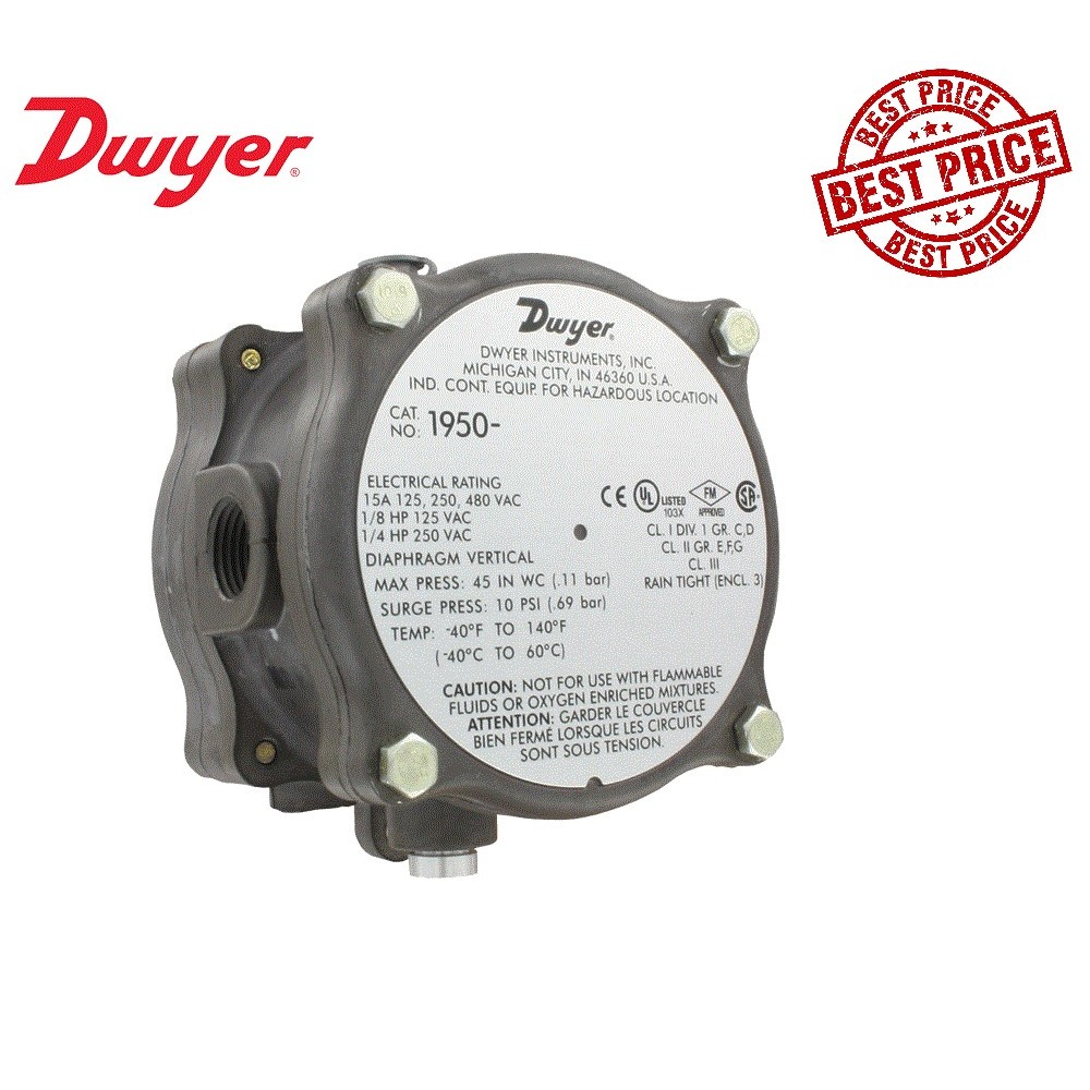 Dwyer 1950-10-2F Differential Pressure Switch | Shopee Malaysia