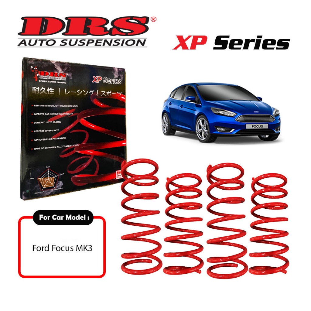 DRS XP SERIES LOWERD SPORT SPRING ford focus mk3 | Shopee Malaysia