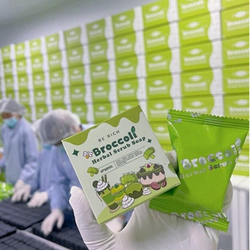 Broccoli scrub soap 🥦Sesuai utk muka dan badan 👍🏻herbal scrub senstive ...
