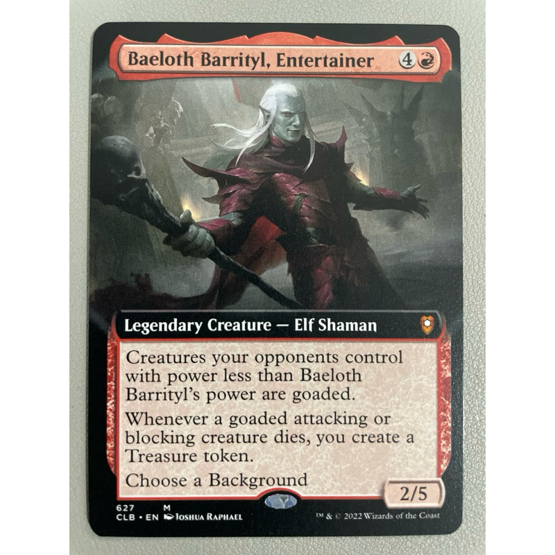 MTG:Battle for Baldur’s Gate (CLB) 627 M - Baeloth Barrityl ...