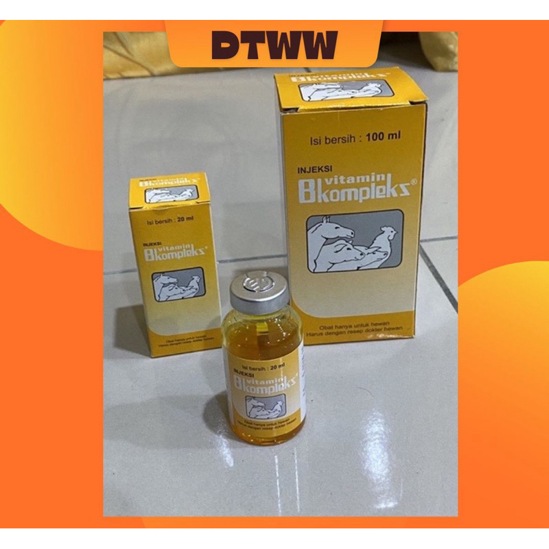 Vitamin B Complex 20 ml 100 ml Vitamin B Complex B Complex Medion Horse ...