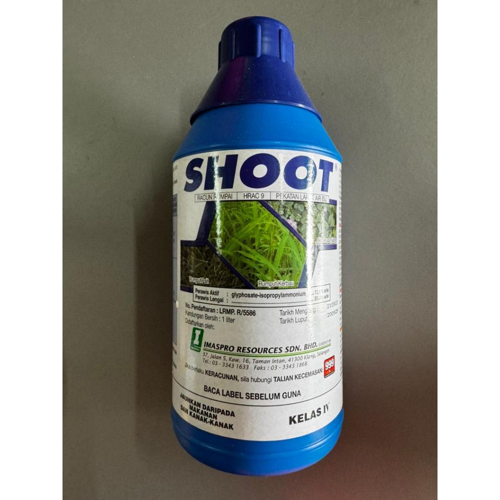 ( 1 LITER ) SHOOT Racun Rumput Rumpai dan Lalang Serap mcm Roundup weed ...