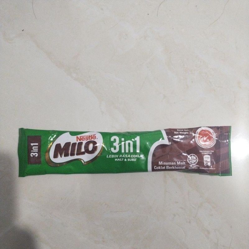 Nestle Milo 3 in 1 33g/1 sachet | Shopee Malaysia