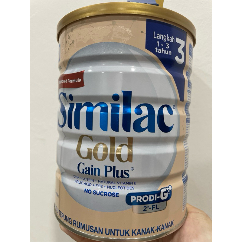 Similac Gain Plus Gold Step 3 600g/900g | Shopee Malaysia