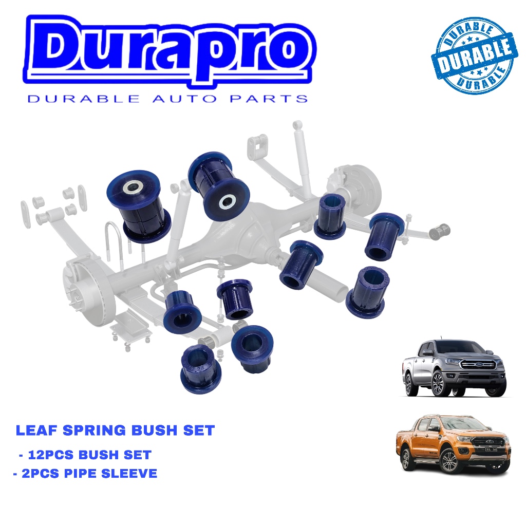 DURAPRO FORD RANGER T6 T7 T8 2012-2019, MAZDA BT50 2012 REAR leaf ...