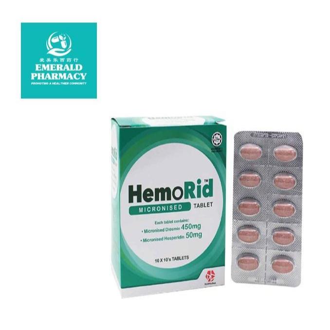 HEMORID MICRONISED TABLET 10's [Expiry: 5/2027] | Shopee Malaysia