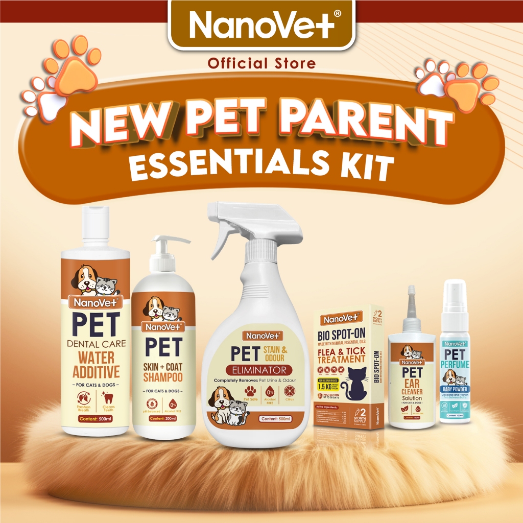 Nanovet® New Pet Parent Essential Kit for Cat and Dog | Shopee Malaysia